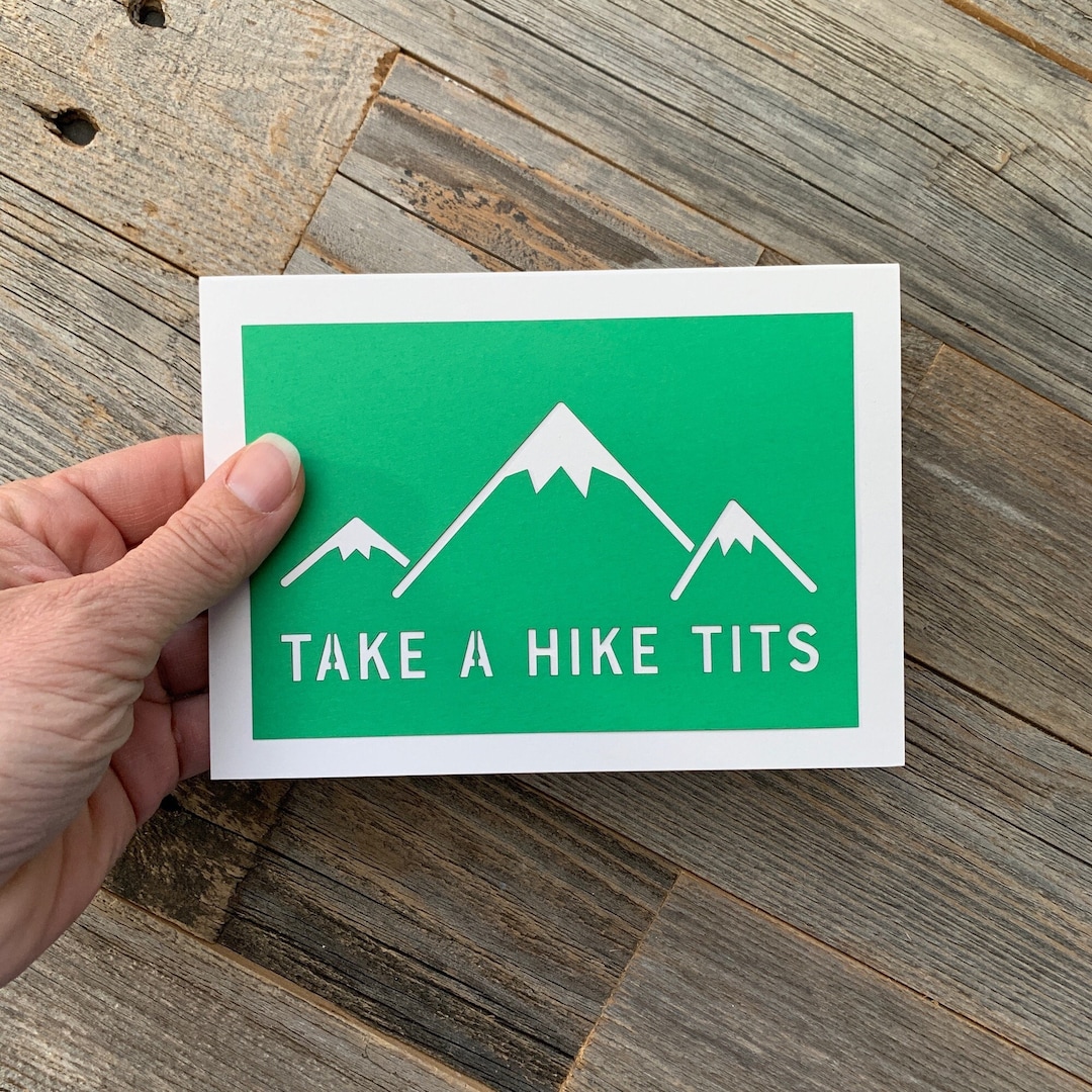 Take a Hike Tits Card, Bye Bye Boobies Card, Explant Surgery, Breast Cancer Support Card ...
