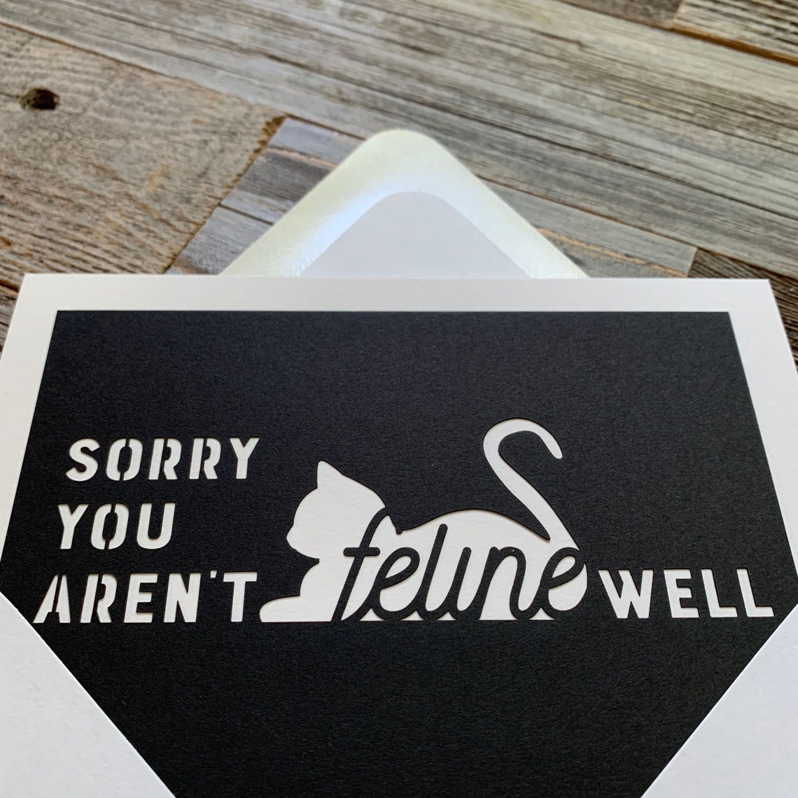 Sorry You Aren't Feeling Well Card Get Well Soon Card | Etsy