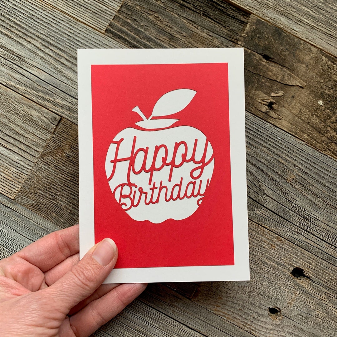 Teacher Birthday Card, Birthday Card, Happy Birthday Card, Teacher Card ...