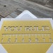 You Rule Card Teacher Thank You Card Teacher Appreciation - Etsy