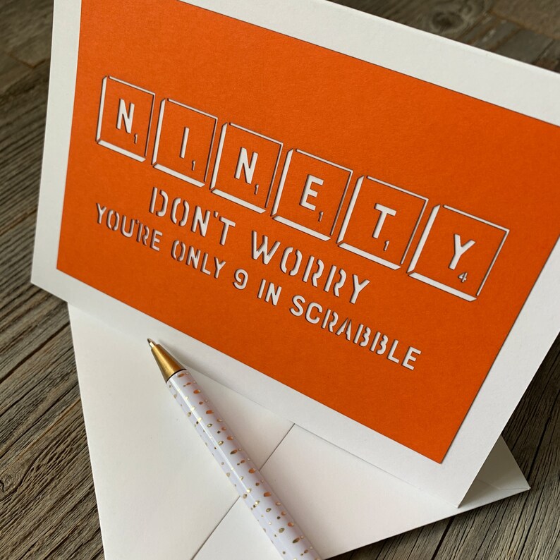 Happy Ninetieth Birthday Ninetieth Birthday Card 90th | Etsy