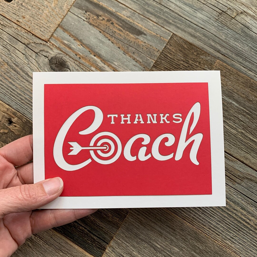 Archery Coach Thank You Card, Archery Coach, Thanks Coach Card, Archery ...