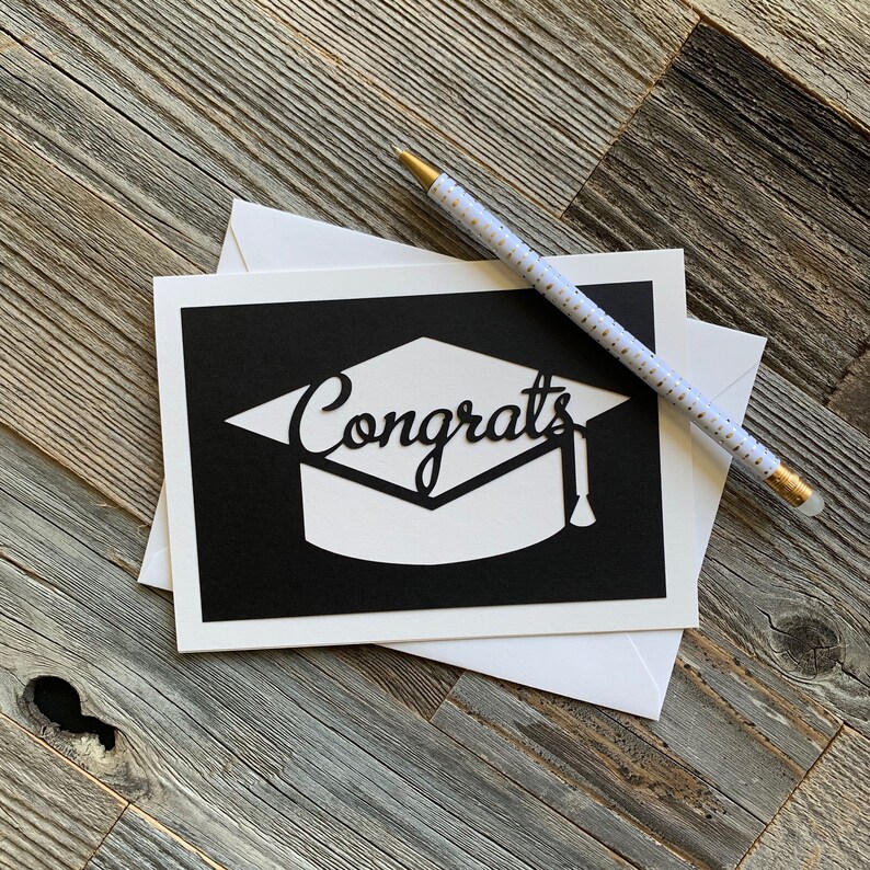 Graduation Card Congrats to the Grad Card High-school | Etsy