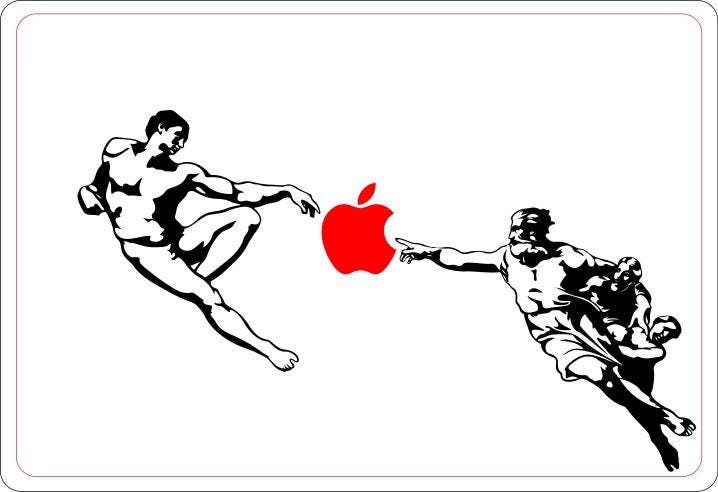 2 units of The Creation of Adam Decal Sticker Decals stickers | Etsy