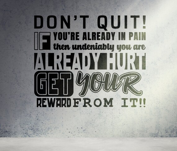 SVG Dont Quit // Get your Reward // Perfect for plotters | Etsy
