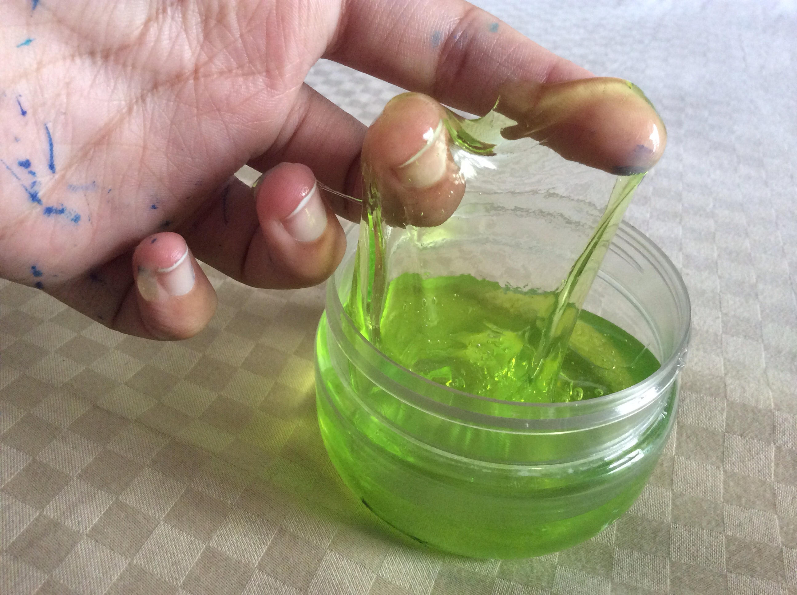 Clear Slime in Colours - Etsy