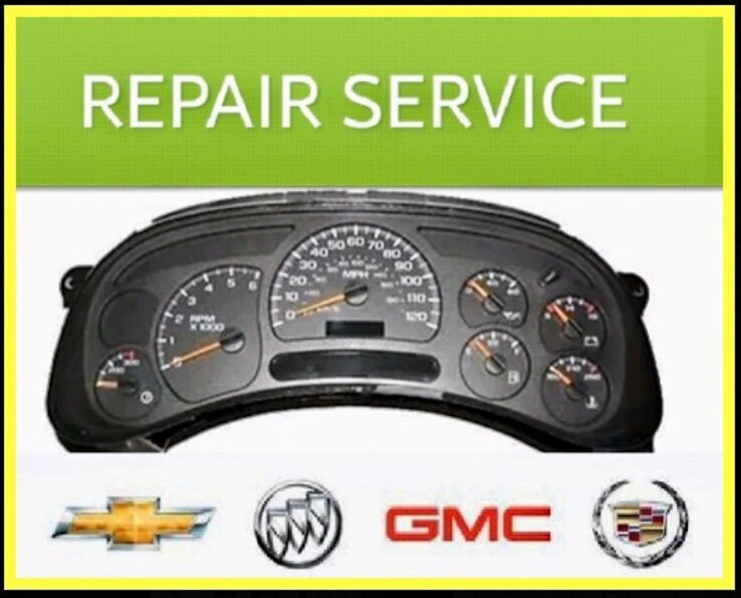 Gmc Instrument Cluster Repair Service 2003 2007 Sierra Yukon Envoy Etsy