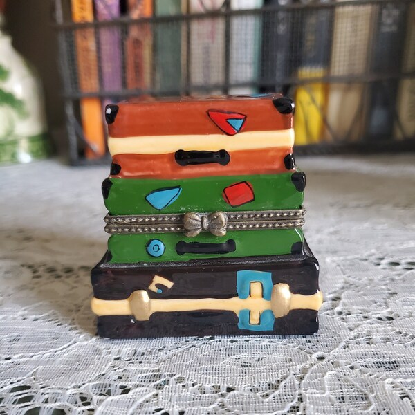Suitcase Box - Etsy