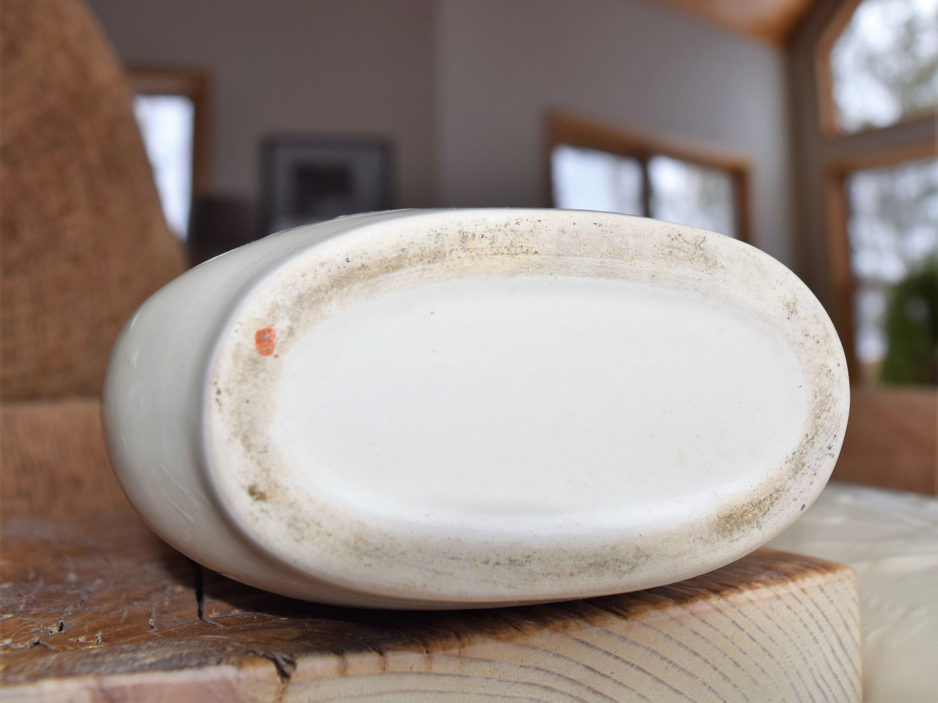 Vintage Red Wing Pottery Cattail Planter Set / Two Vases Set, Cream ...