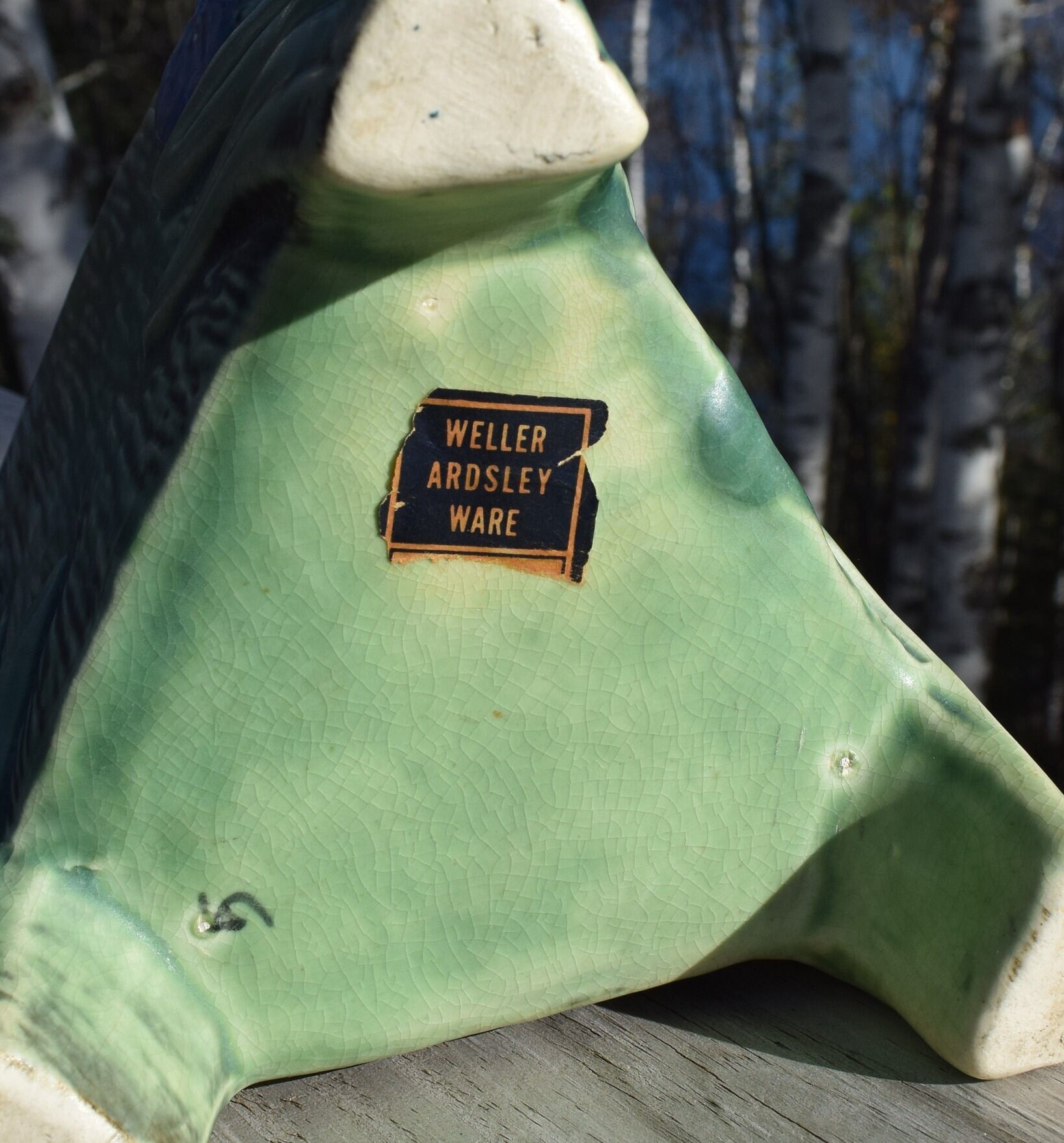 Weller Ardsley Iris Triangle Pottery Vase 1920s Tri Footed - Etsy