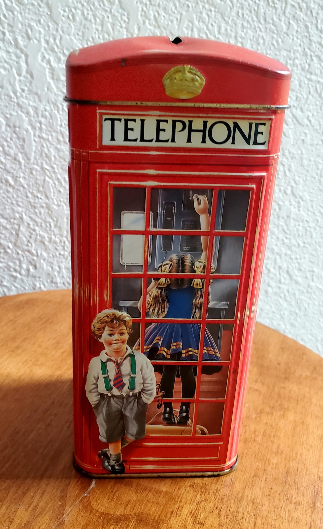 Churchill Heritage of England Telephone Kiosk Tin Money Box, Telephone ...