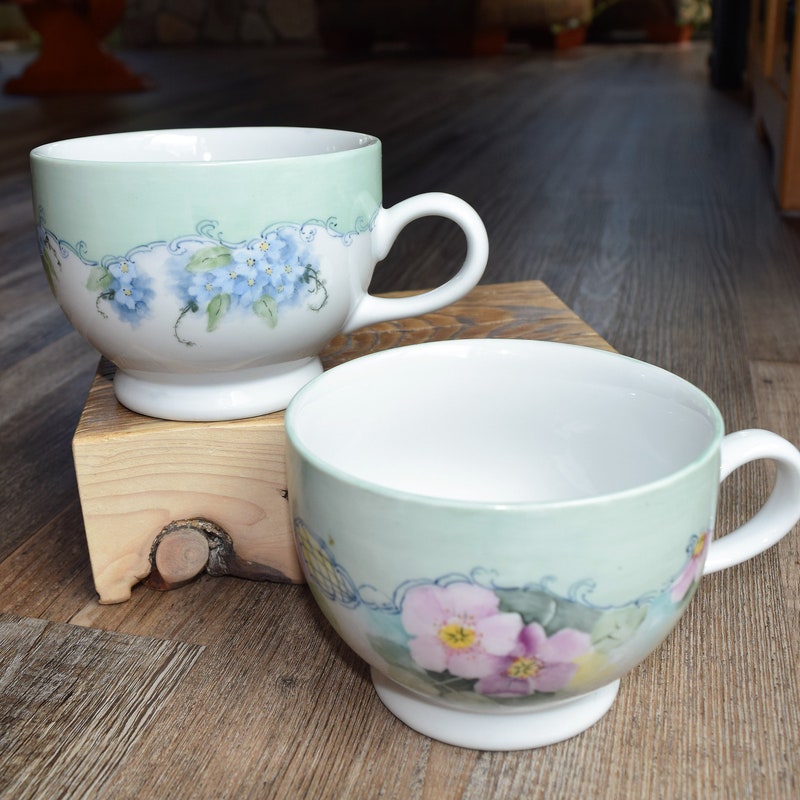 Large Tea Cups - Etsy