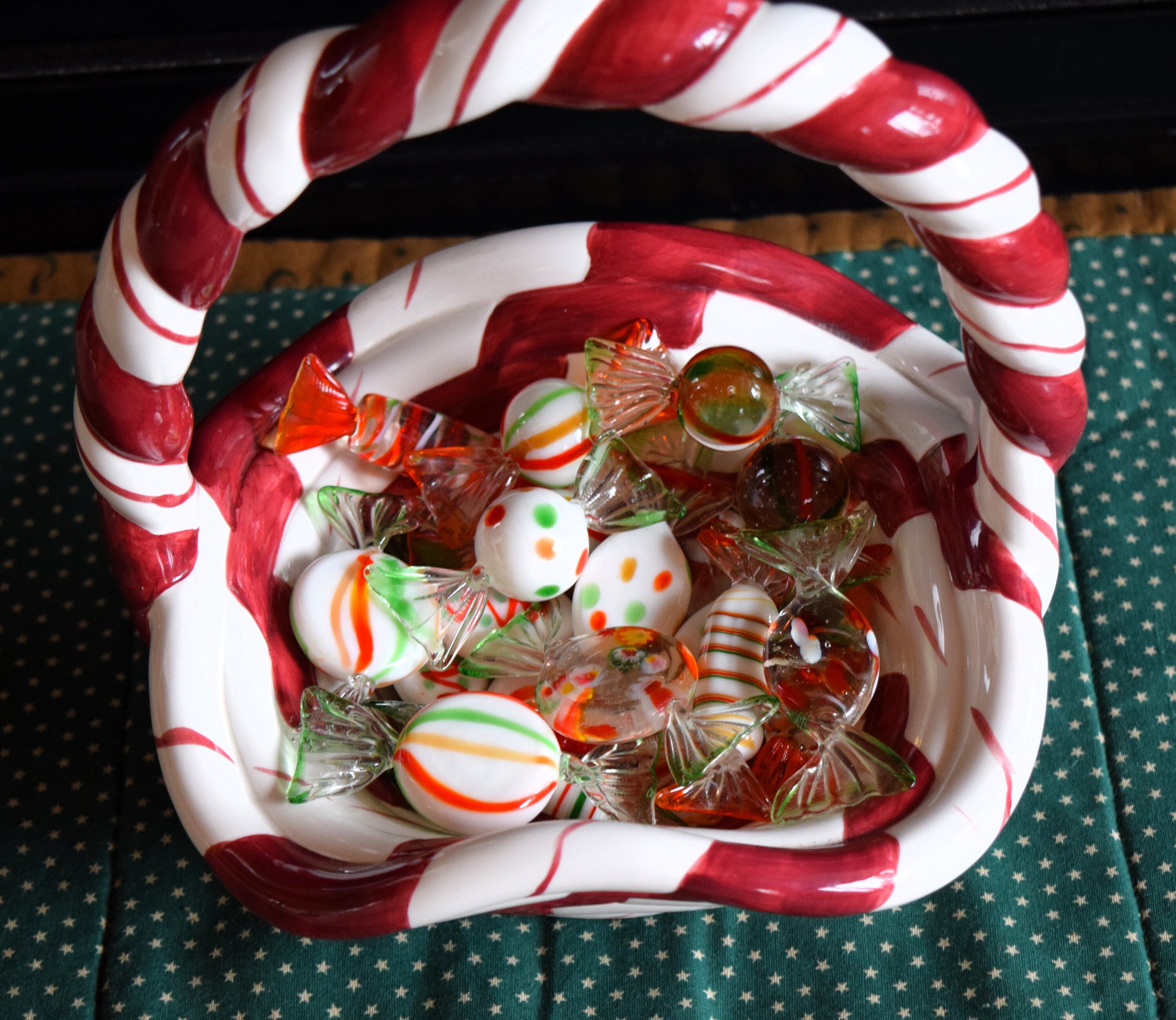 Glass Blown Candy, Lillian Vernon, 20 Pieces, Christmas Glass Candy ...