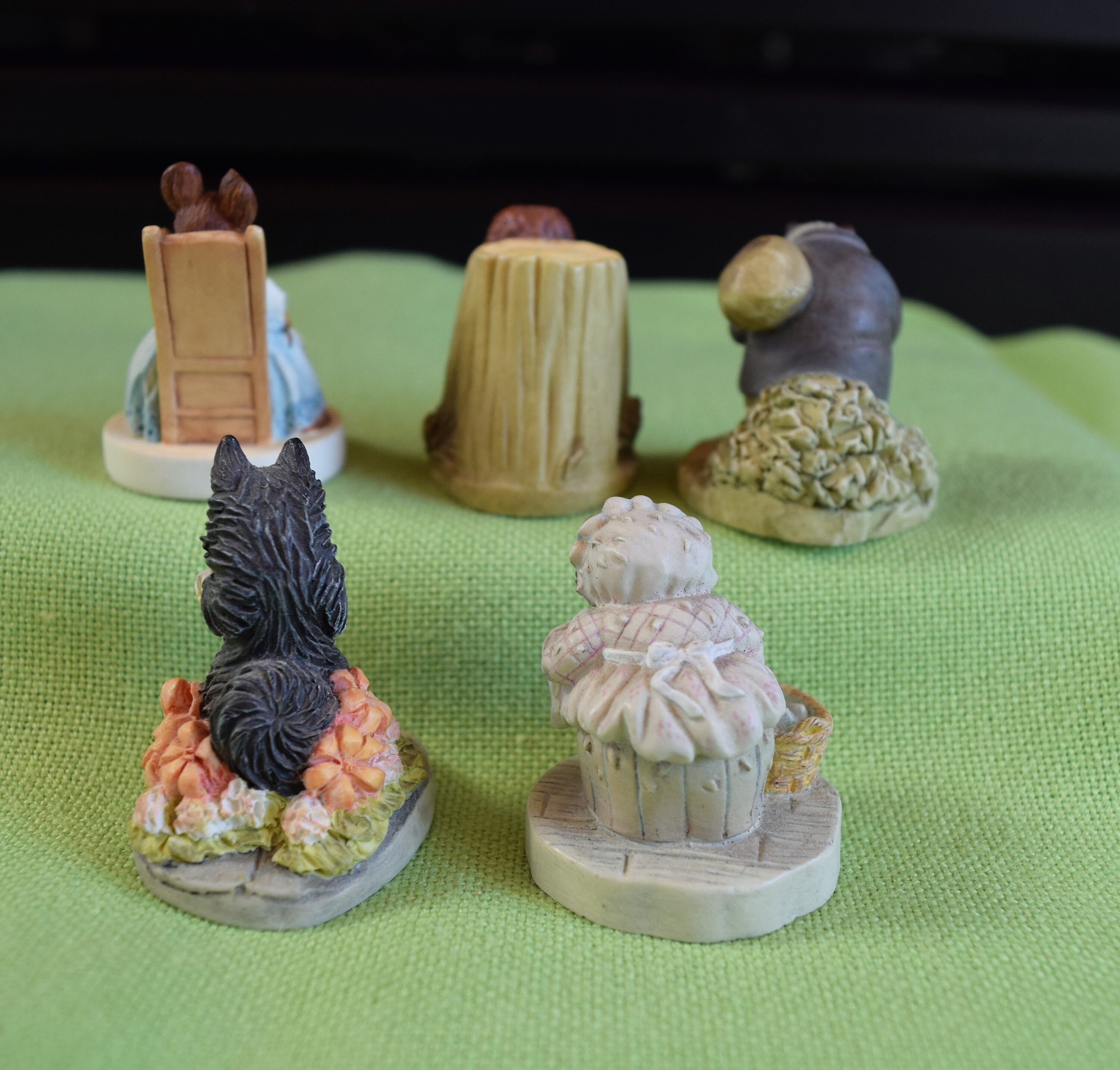 Lenox 1996 Beatrix Potter Thimble Figurines, Miniatures, Sold ...