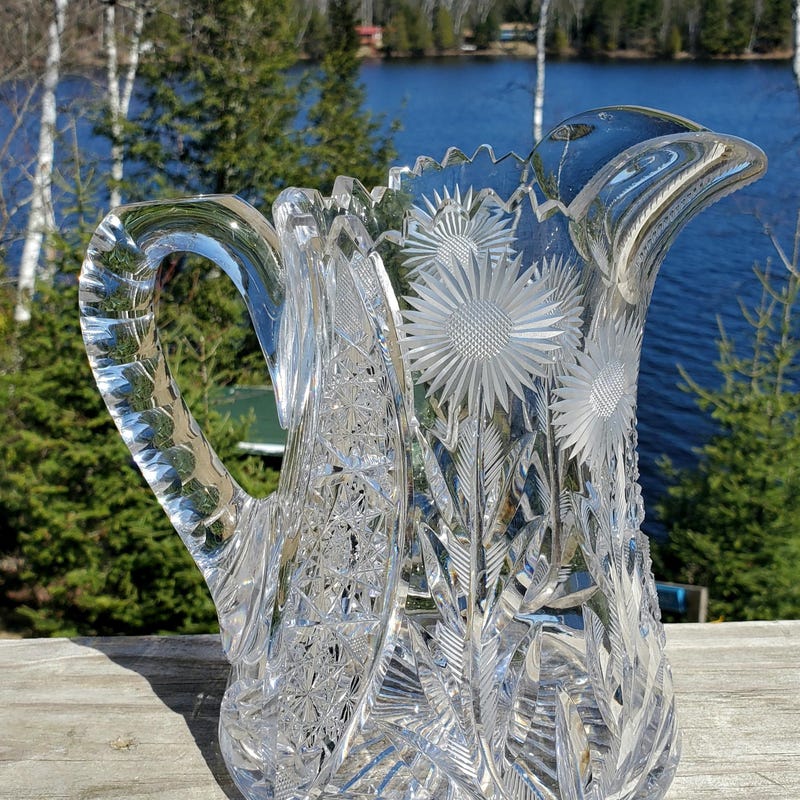 Sunflower Pitcher - Etsy