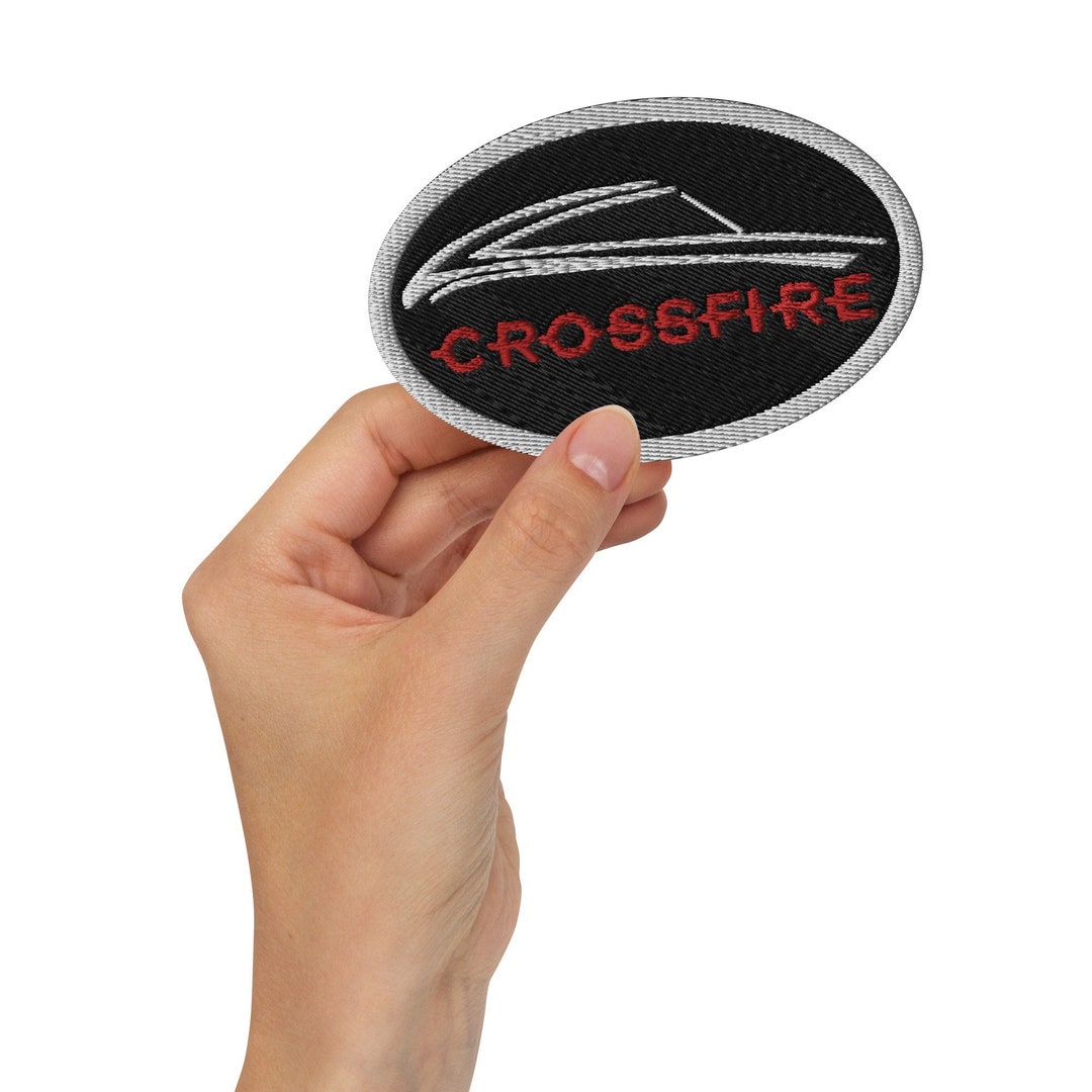 Crossfire Coupe Car Lovers Embroidered Patches 3″ (7.6 Cm) in Diameter ...