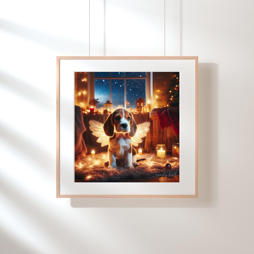 Beagle Puppy Angel Art: Dog Memorial Gift (digital Download) - Etsy