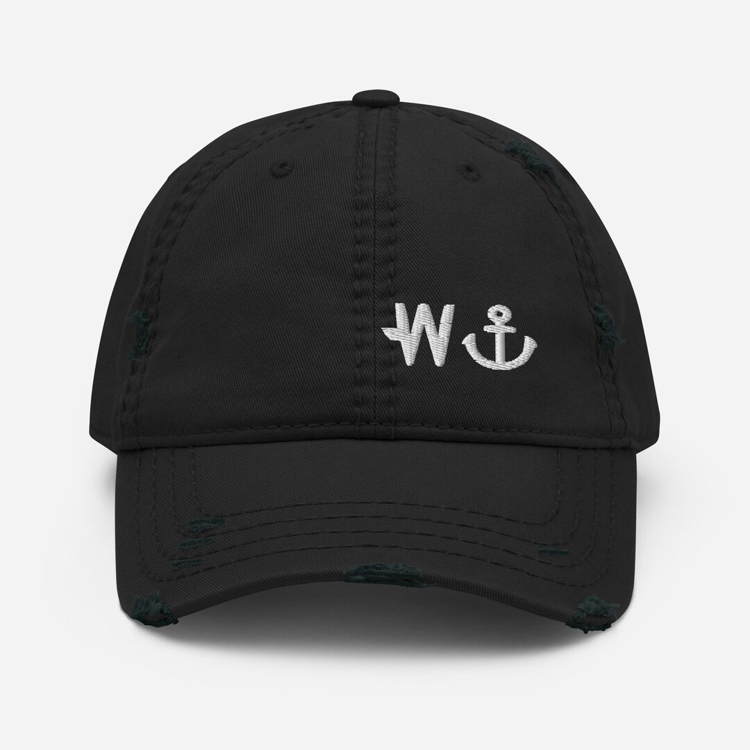 Wanker Cap English Funny Friend Cap Wanker W Anchor Embroidered ...