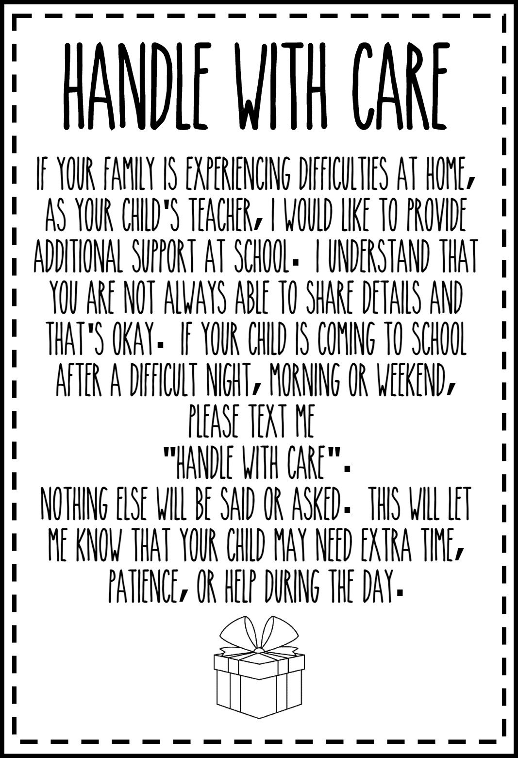 Teacher Help, Digital Printable Letter to Parents, Back to School ...