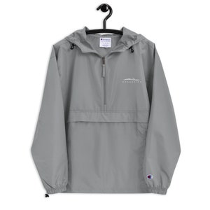 Crossfire Roadster Packable Hooded Jacket: Embroidered Logo Windbreaker ...