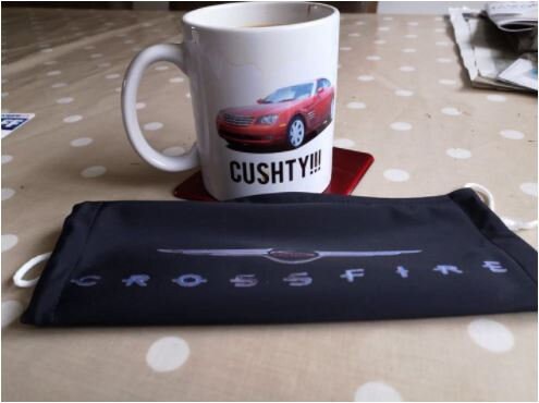 Crossfire Driving Car Lovers Face Mask Only Here Coupe Wing, Filter ...