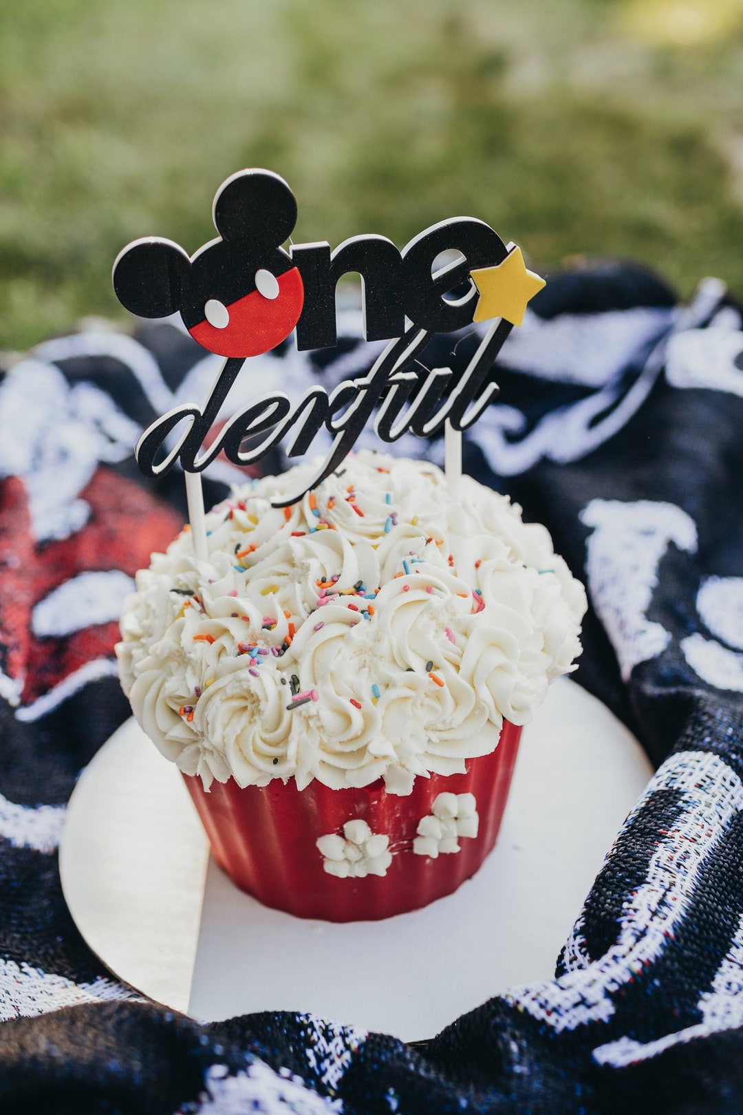 Mickey One-derful Cake Topper - Etsy
