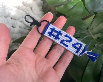 Number Keychain - Etsy