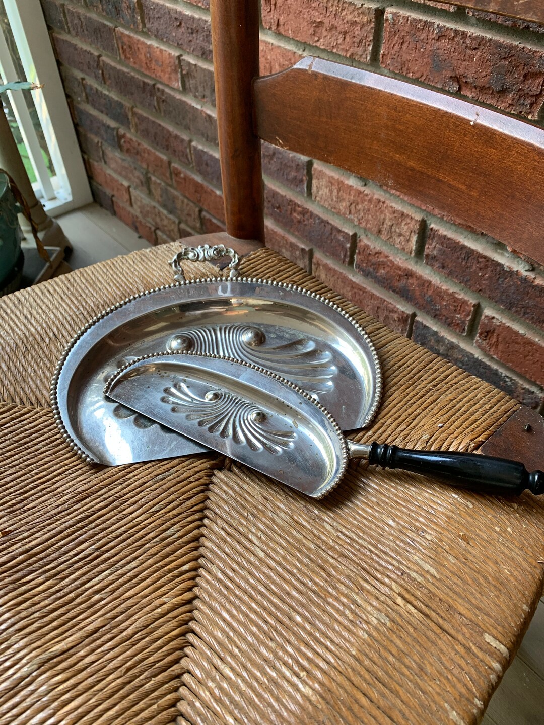 Silver Plate Crumb Set - Etsy