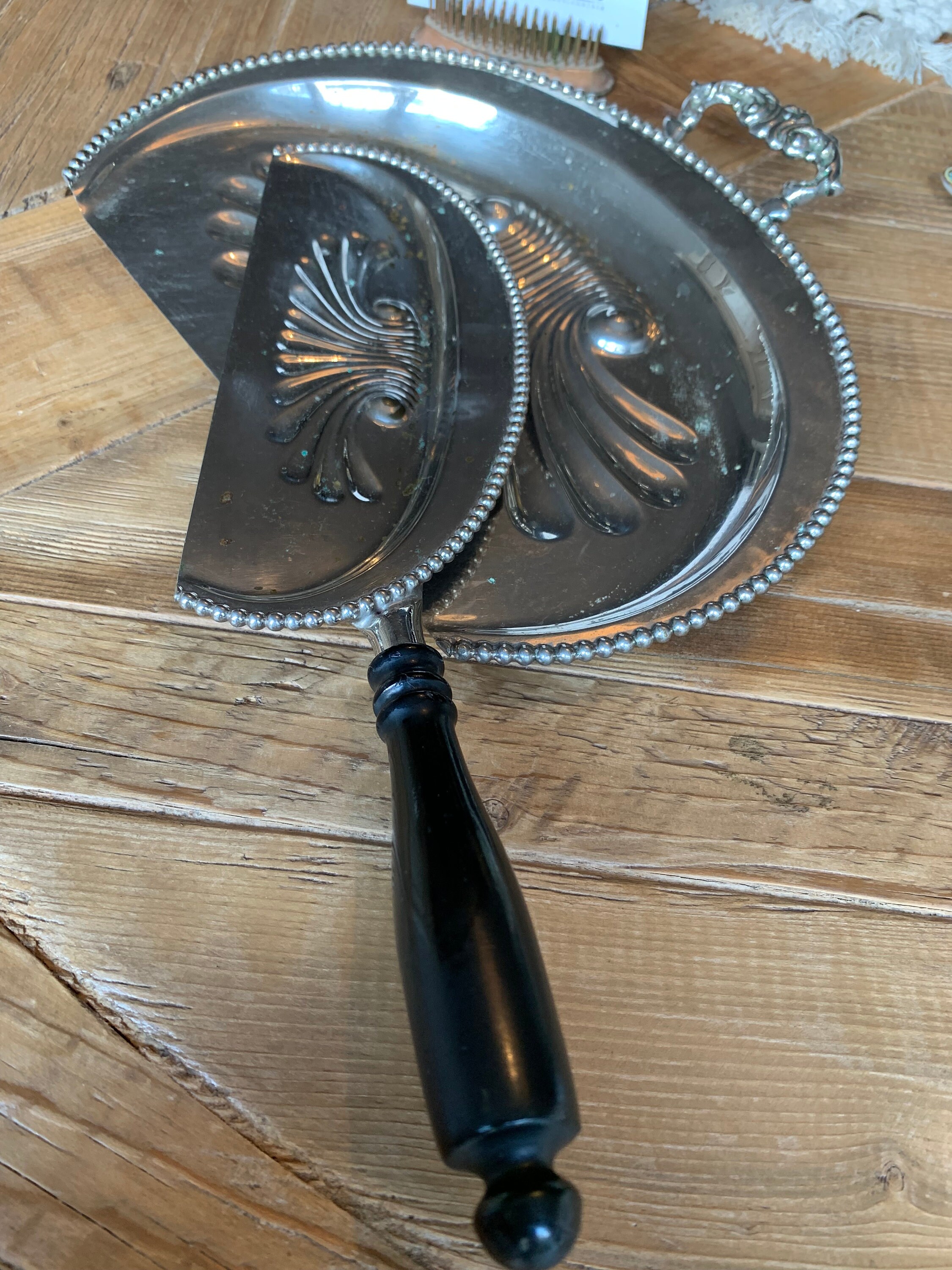 Silver Plate Crumb Set - Etsy