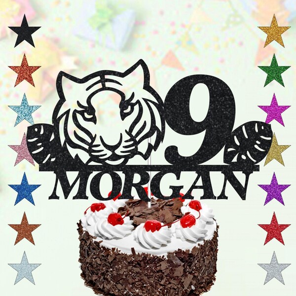 Tiger Cake Topper - Etsy UK