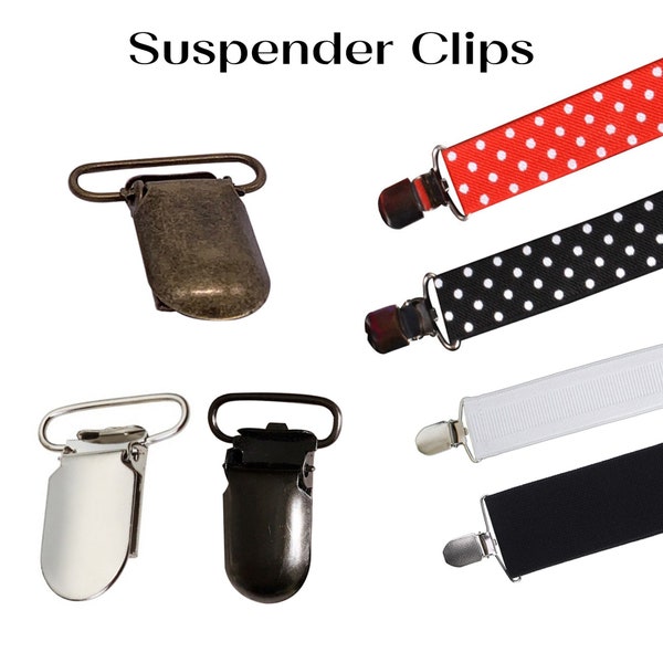Suspender Clips - Etsy
