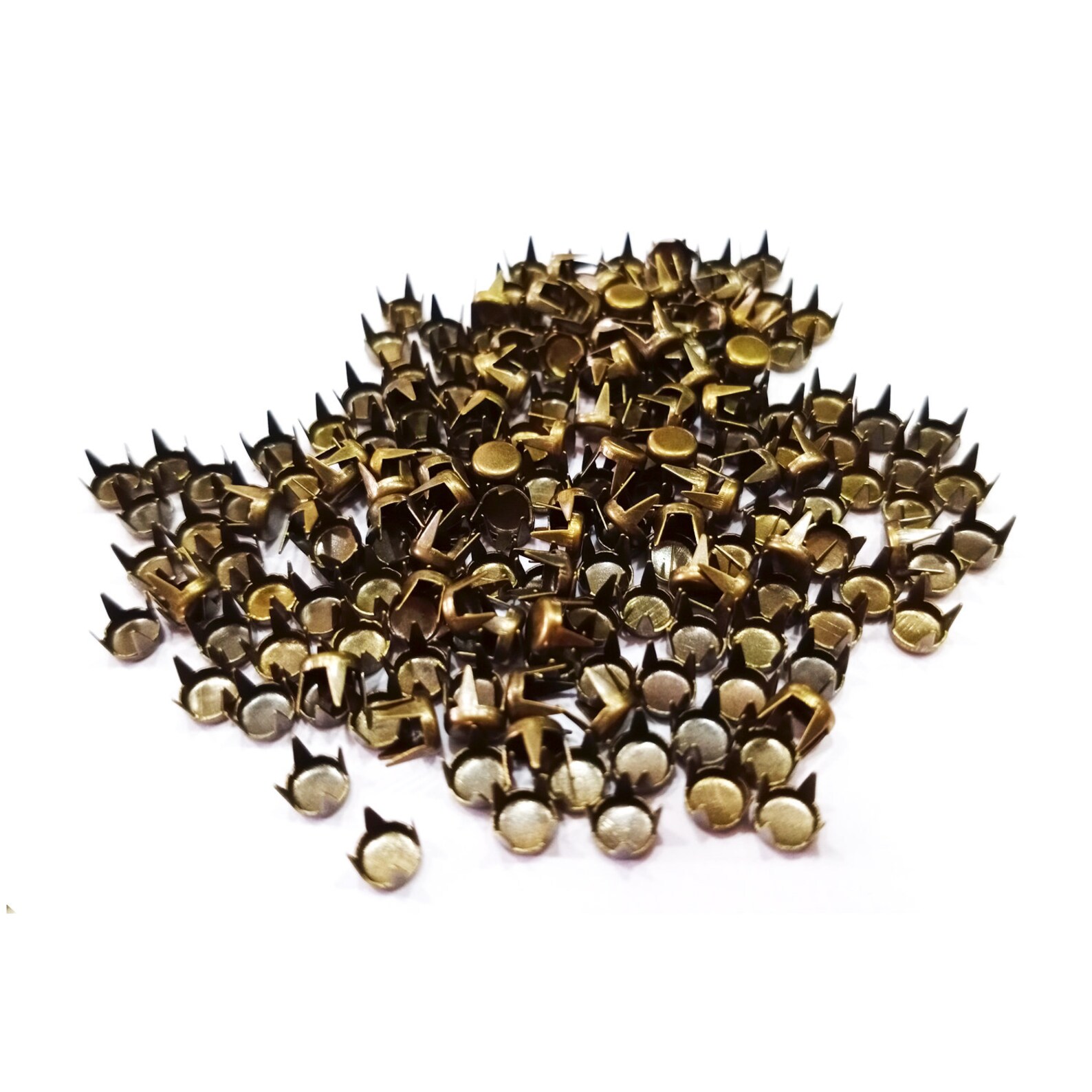 4mm-6mm Nail Head Rivets Punk Goth Spike Flat Round Studs for - Etsy UK