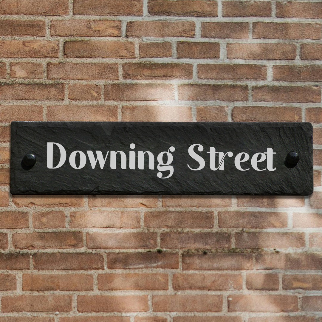 Personalised Modern House Plaque Custom With Any Street Name Outdoor ...