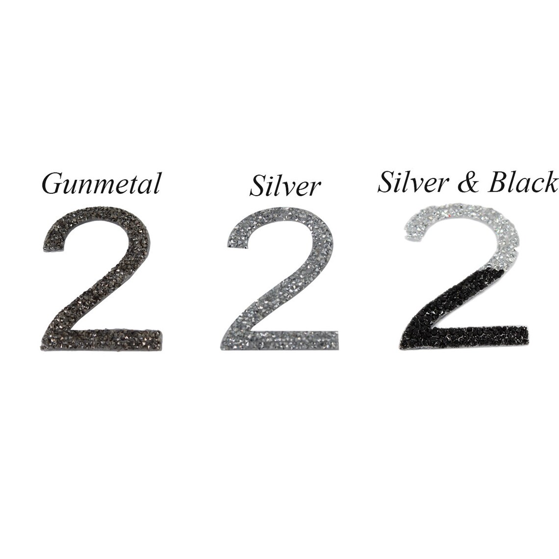 2pcs Hot Fix Iron on Number Letters Glitter Stickers for Craft - Etsy UK