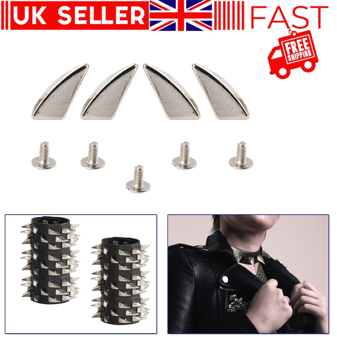 Shark Fin Dragon Shape Claw Spikes and Cone Studs Rivets Punk Claw ...