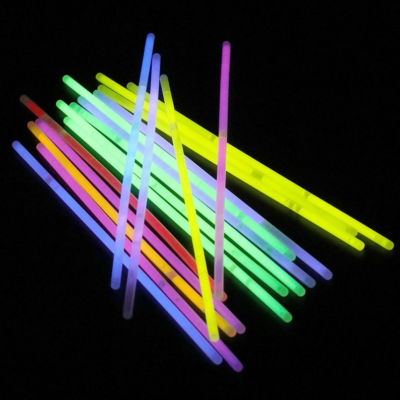 Neon Light Glow Sticks Party Pack Glow Sticks With Connector | Etsy Neon Light Glow Sticks Party Pack Glow Sticks With Connector | Etsy