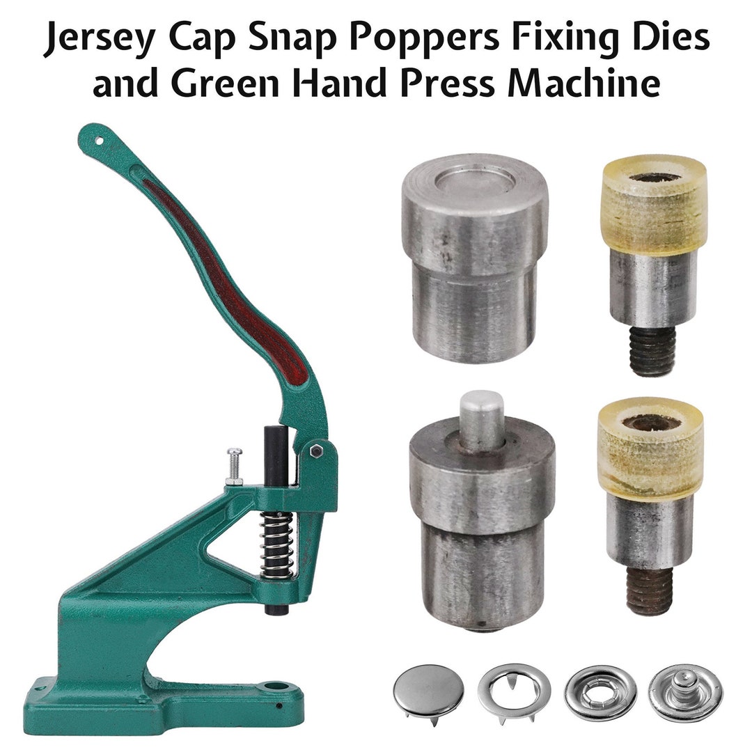 Jersey Cap Snap Poppers Fixing Dies Compatible With Green Hand - Etsy