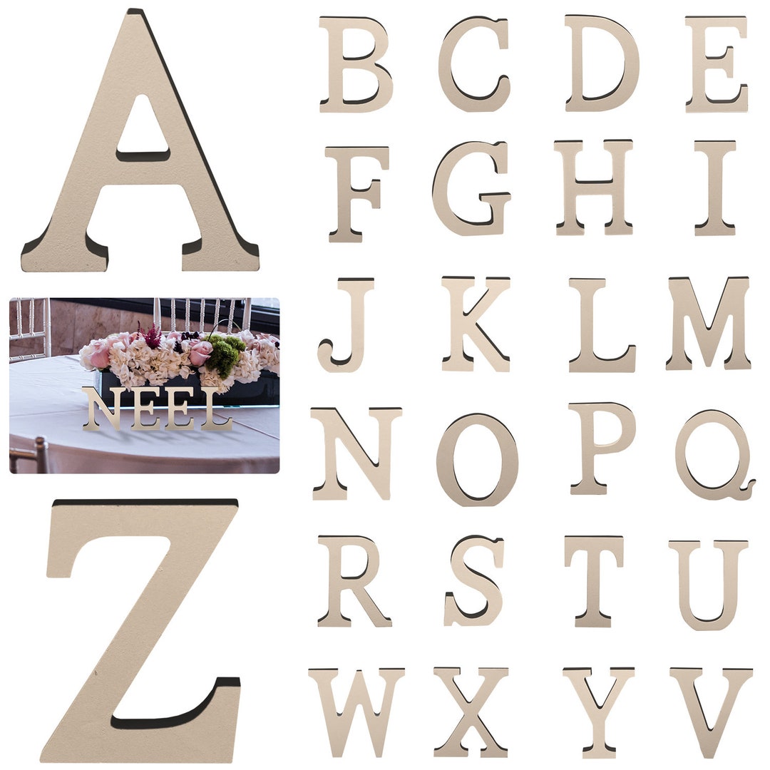 Large Wooden Capital Alphabet Letter for Embellishments, Card Making ...