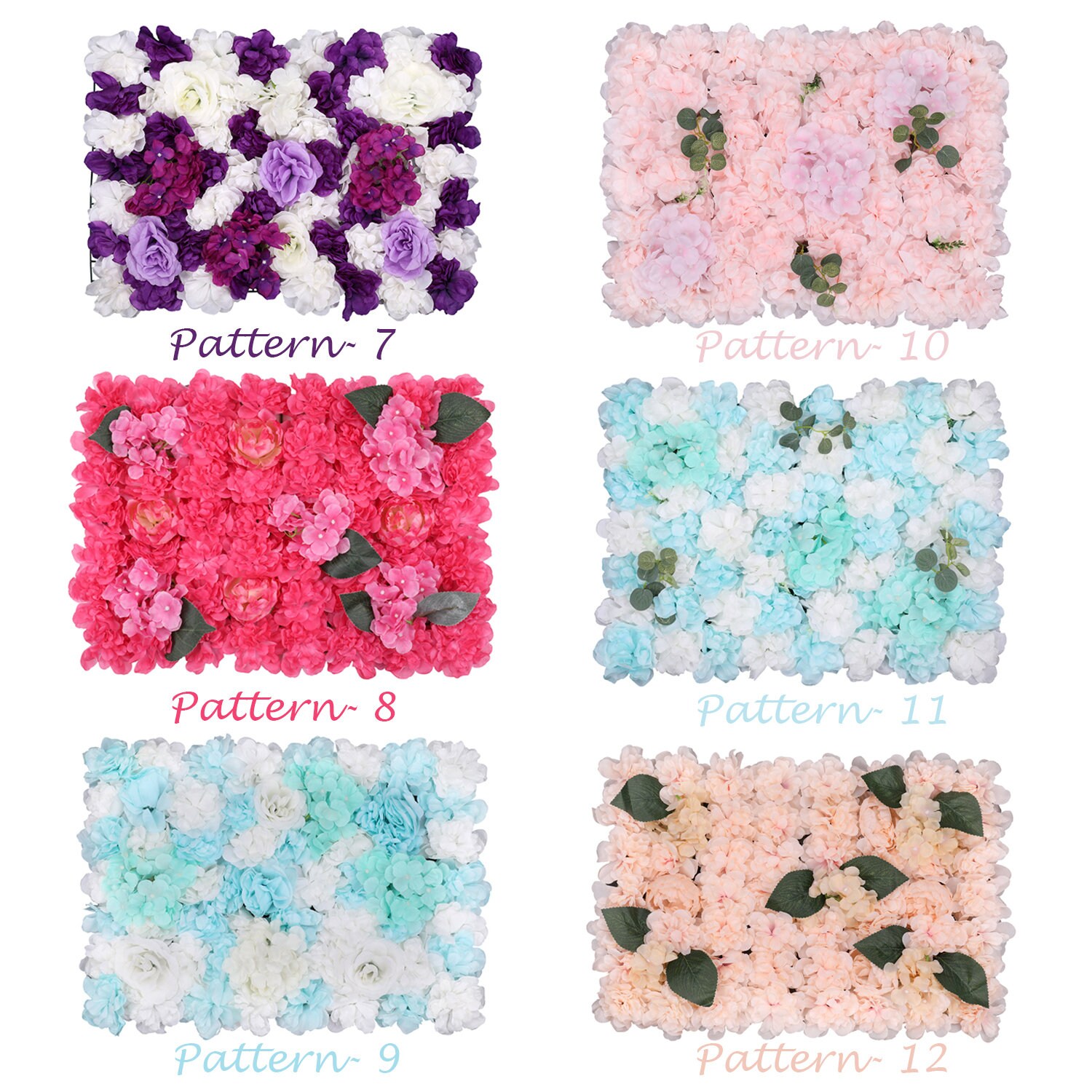 Silk Flower Panel Artificial Flower Panel Wall for Backdrop - Etsy UK