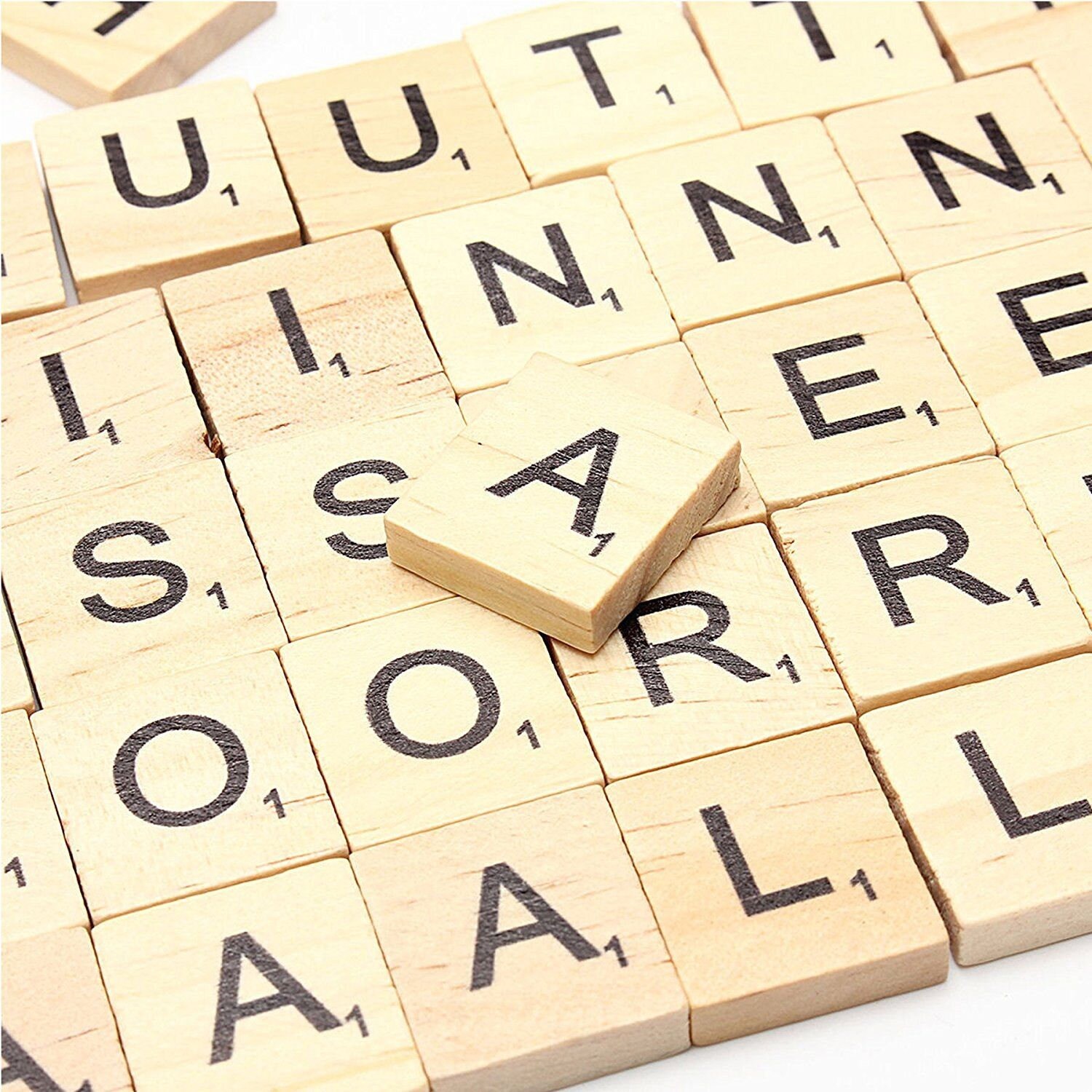 Scrabble Pieces Refill Alphabet Numbers Letters Wooden | Etsy