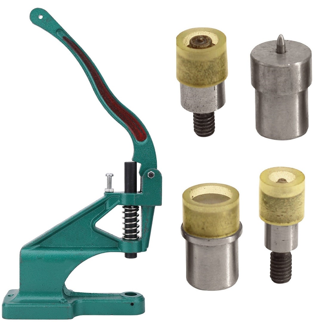 Press Studs Fixing Die With Green Hand Press Machine for Fixing Studs ...