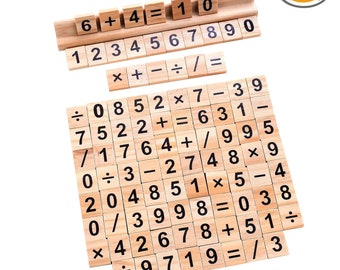 Number Game Tiles | Etsy