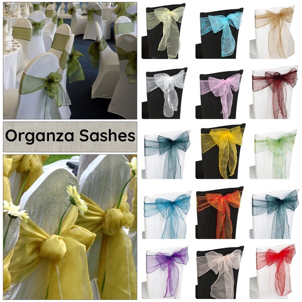 Wedding Chair Sashes - Etsy