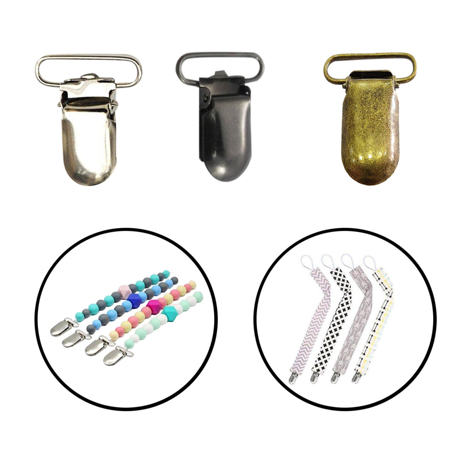 10pcs X 2.5cm Dummy Hand Clip Buckle Silver Metal Slider - Etsy UK