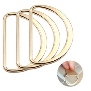 10pcs 43mm Sturdy Welded Flat D-ring Buckle Metal Sewing Craft | Etsy