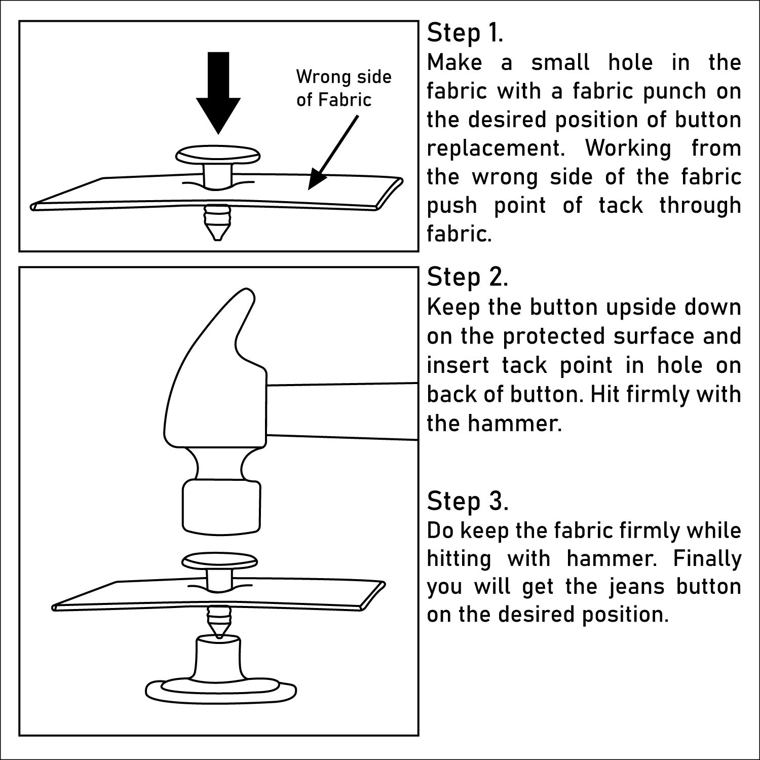 9.5mm Denim Rivet Brass Hat Rivets Studs Button for Jeans - Etsy UK