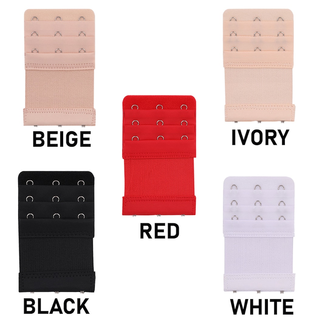 Women's Bra Extenders 3 Hook Soft and Comfortable Bra Extension Strap ...