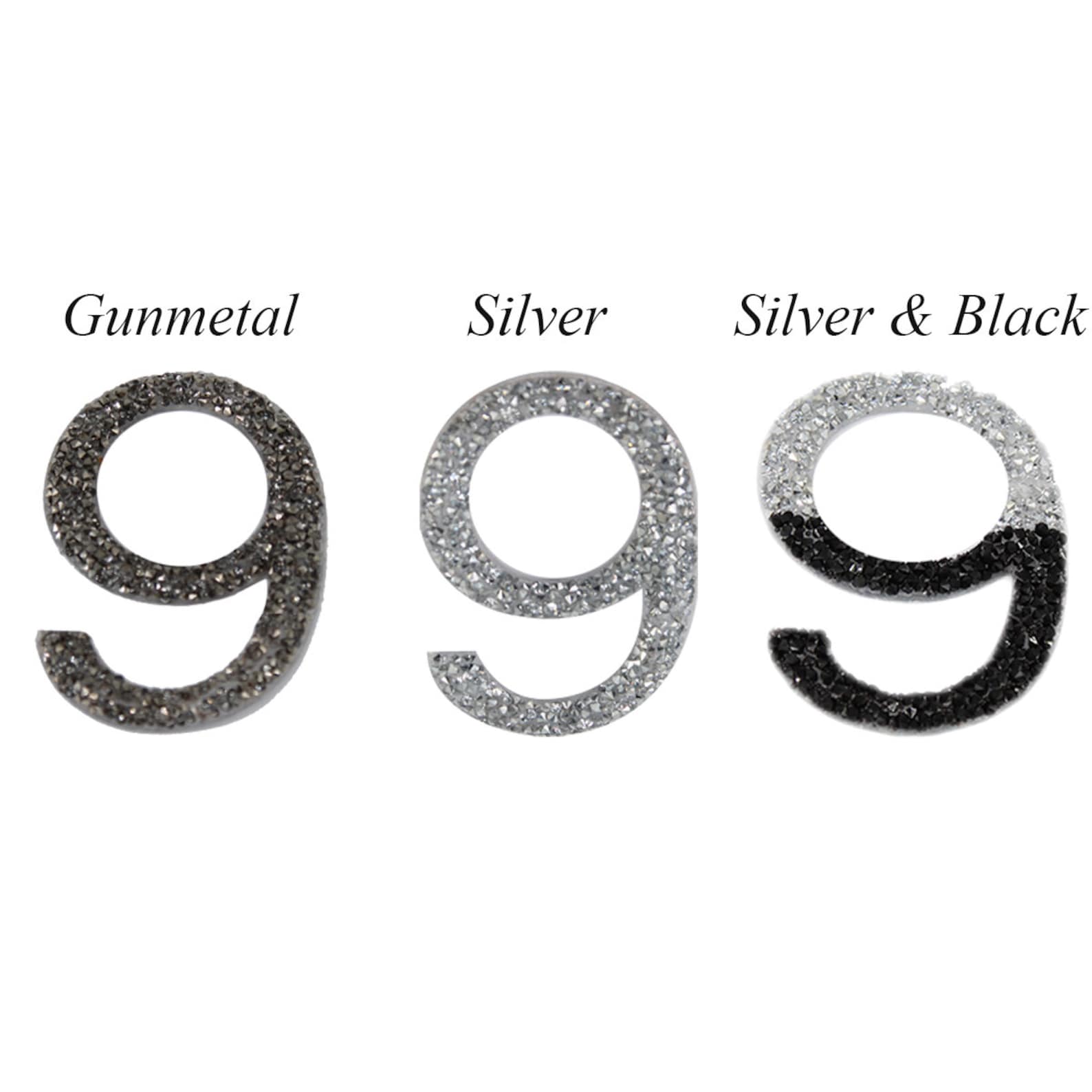 2pcs Hot Fix Iron on Number Letters Glitter Stickers for Craft - Etsy UK