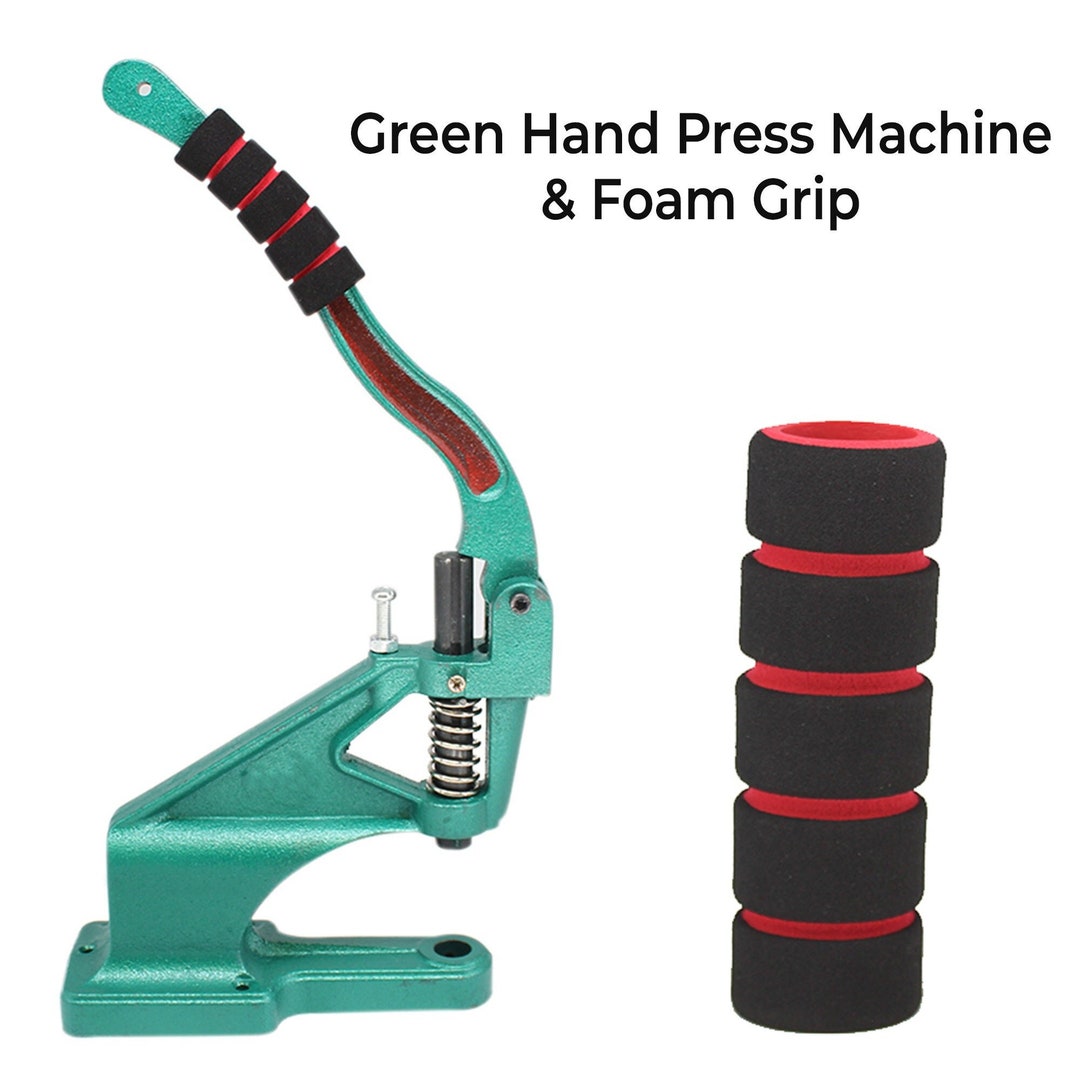 Green Hand Press Machine and Foam Gripper Handlebar Cover Press Machine ...