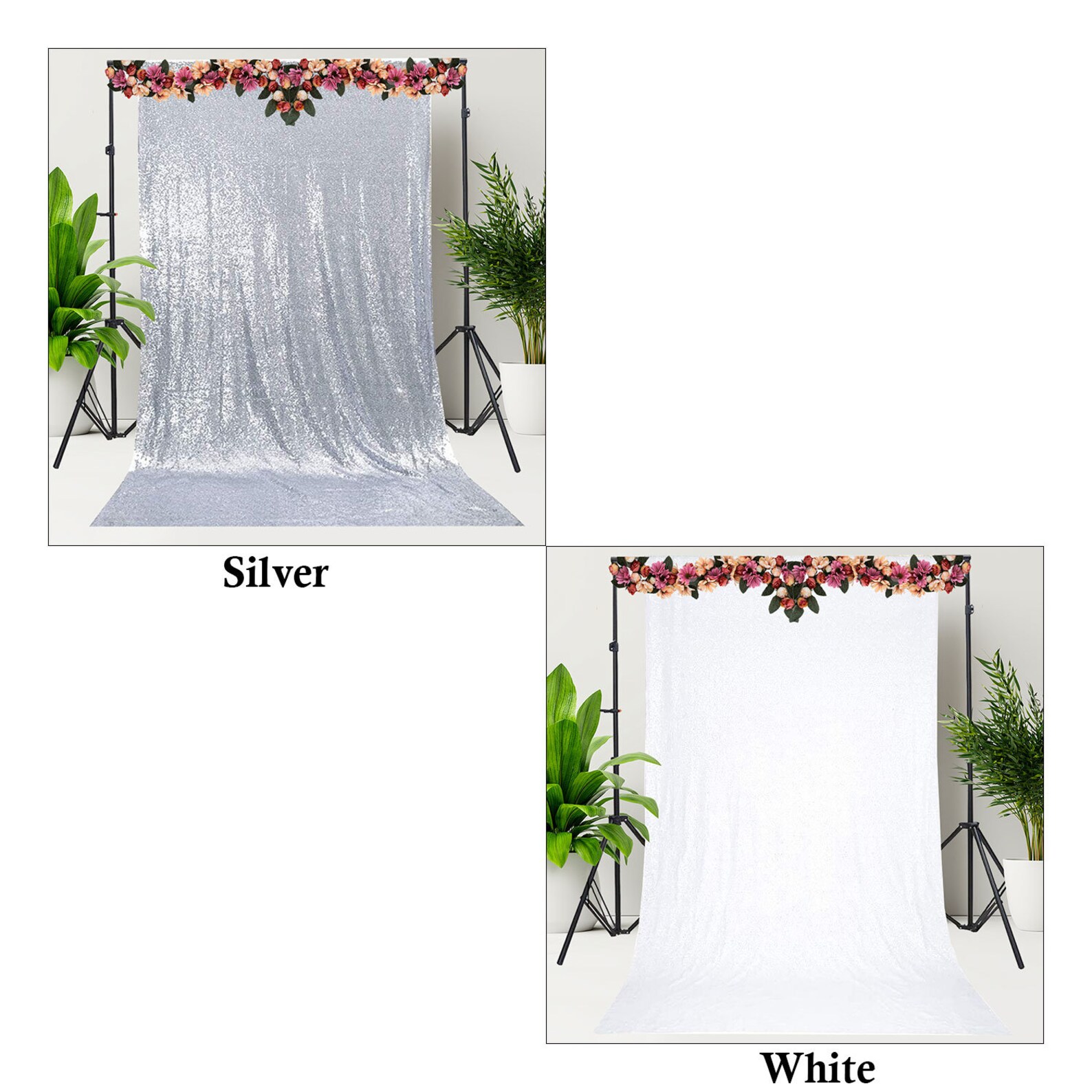 Sequin Backdrop Curtain Sparkly Backdrop 4ft X 7ft Shinny - Etsy